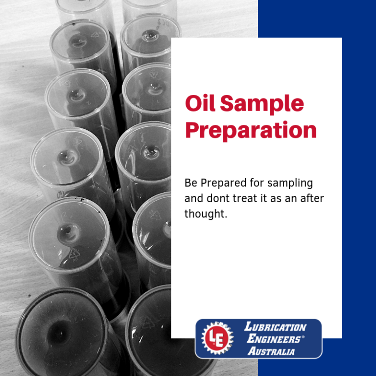 Oil Sample Preparation - Lubrication Engineering