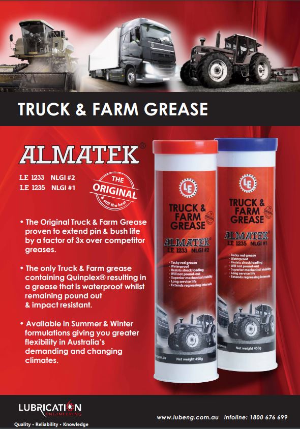 Almatek Truck and Farm - LE1233 - Lubrication Engineering